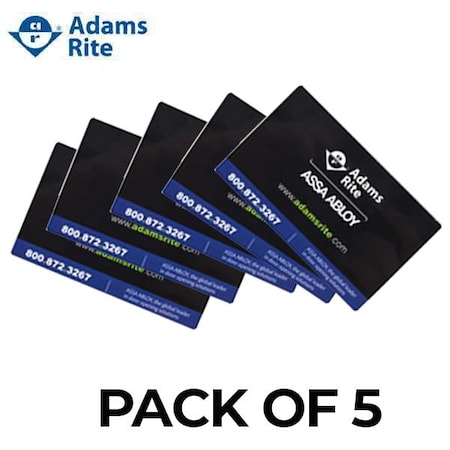 Adams Rite AdamsRite: RITE TOUCH CARDS, PK 5 ADR-RT-5C-1050 | Zoro